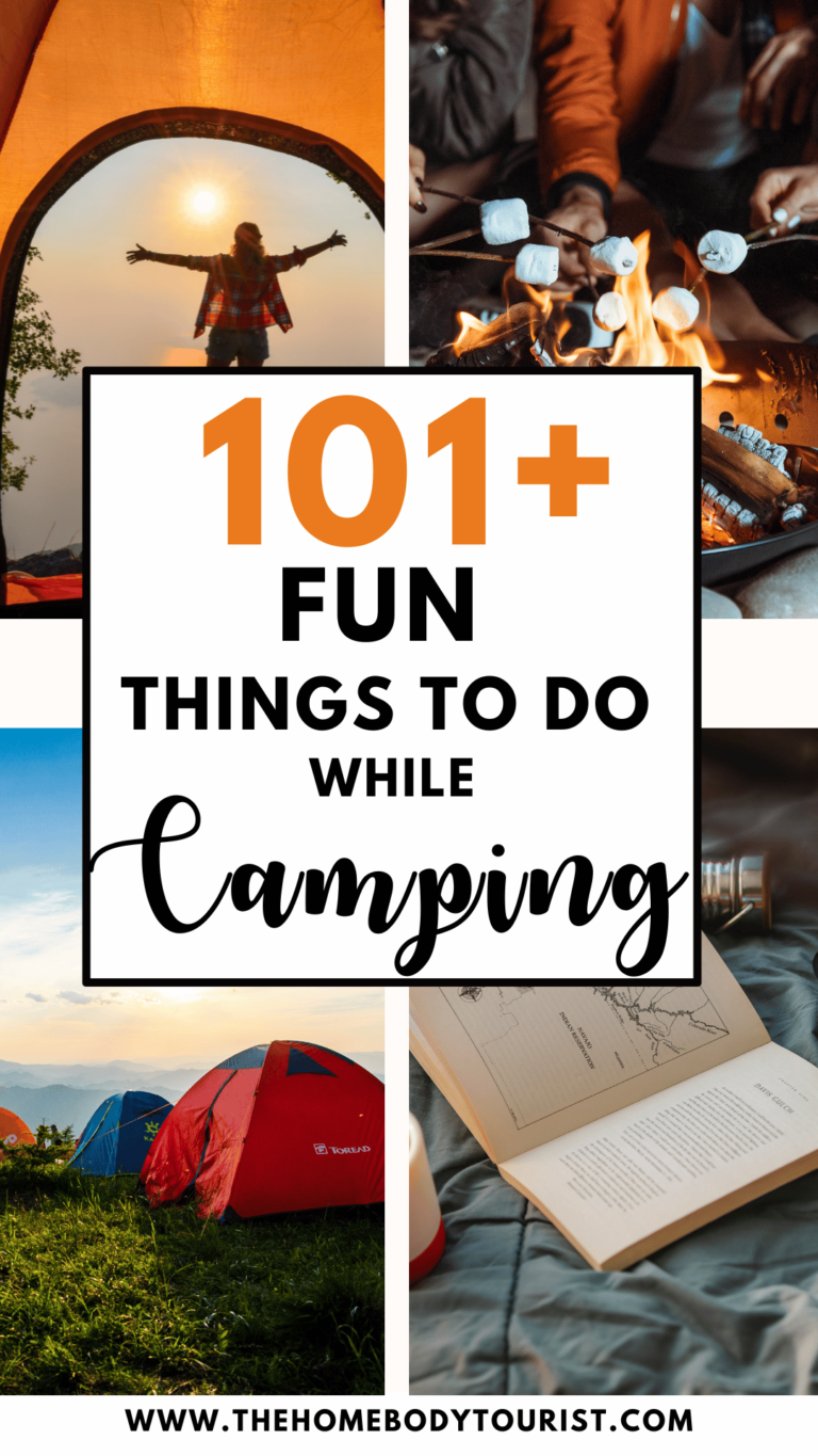 101+ Fun Things to Do While Camping - The Homebody Tourist