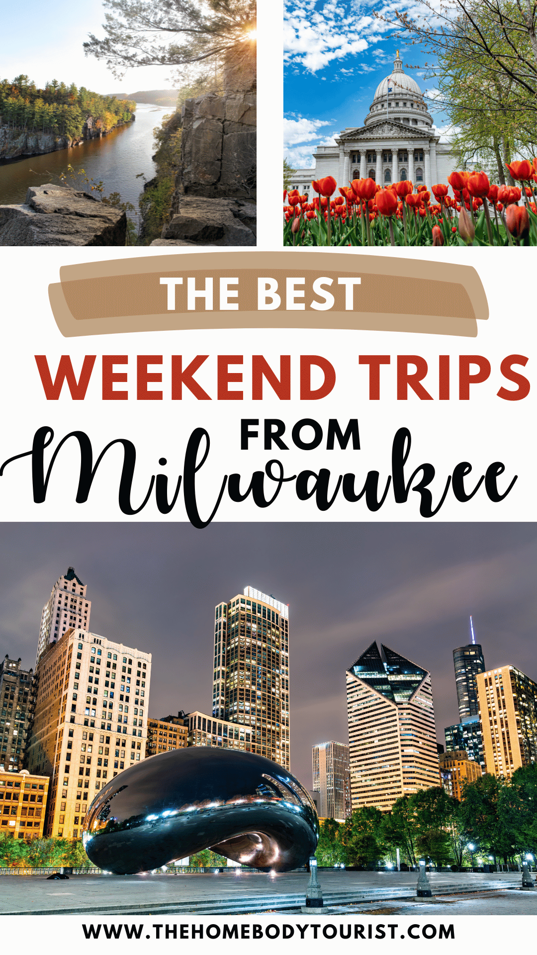 13+ Weekend Trips from Milwaukee, WI - The Homebody Tourist